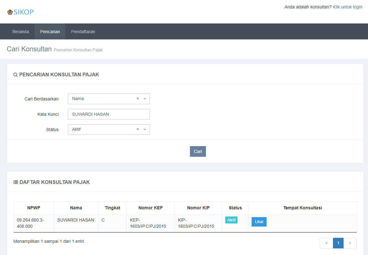 Sikop Konsultan Pajak - Perumperindo.co.id